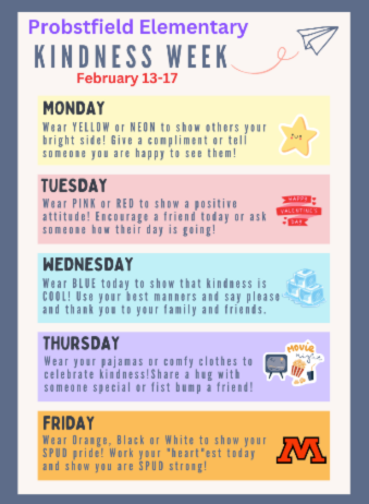 Probstfield Elementary Celebrates Kindness Week | Probstfield Elementary